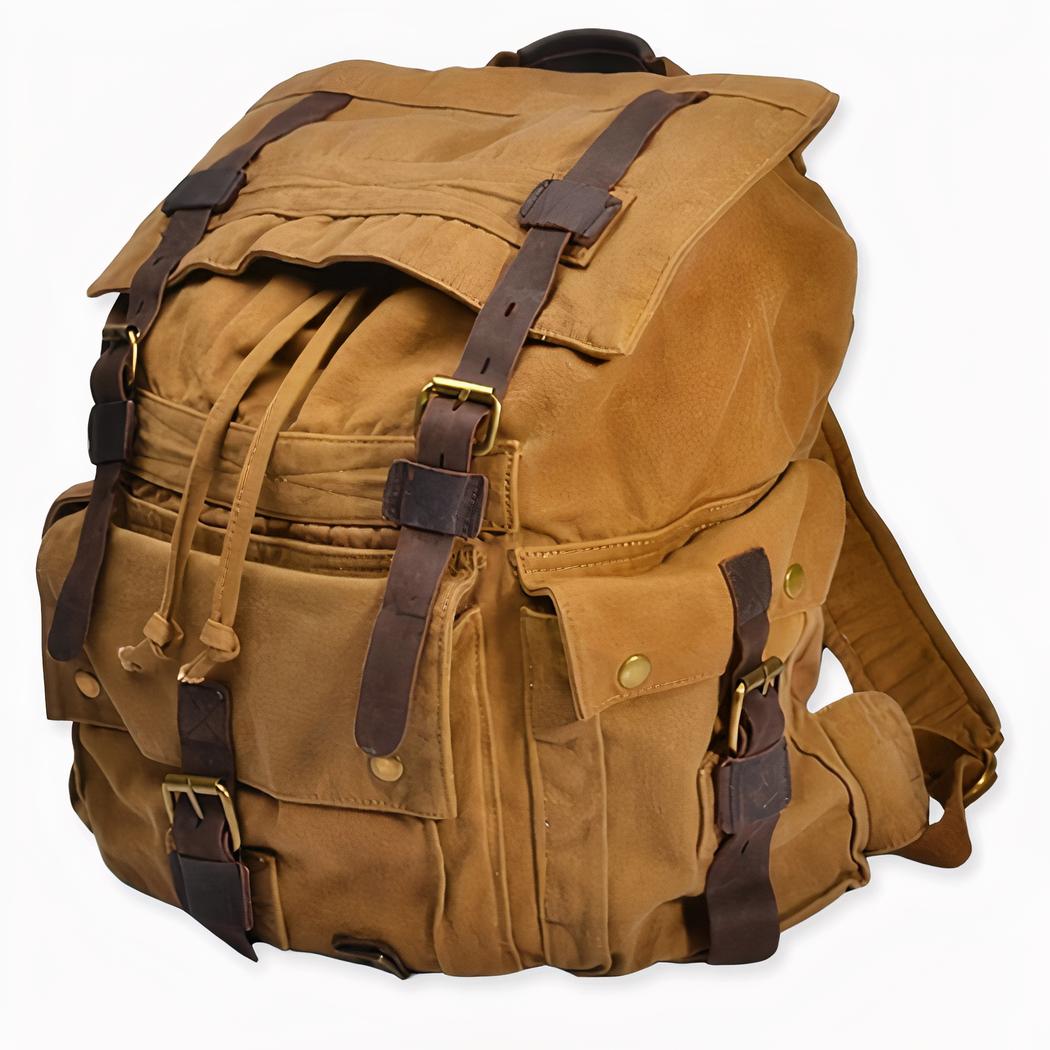 Vintage-Rucksack aus Canvas - Mein Rucksack